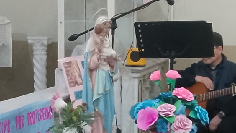 María anima la misión